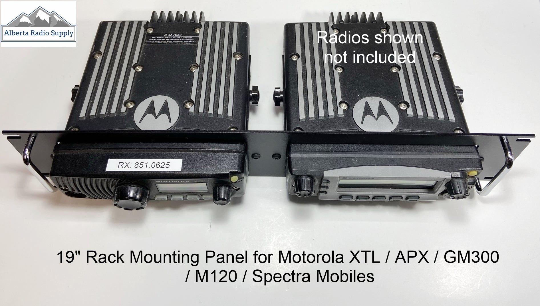19" Rack Mounting Panels - Dual Radios - Alberta Radio Supply