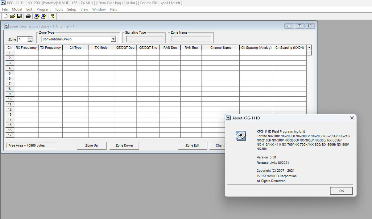 Kenwood Radio Programming Software - KPG-111D V5.30 NX-700 Download ...