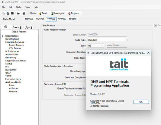 Tait Cables Alberta Radio Supply