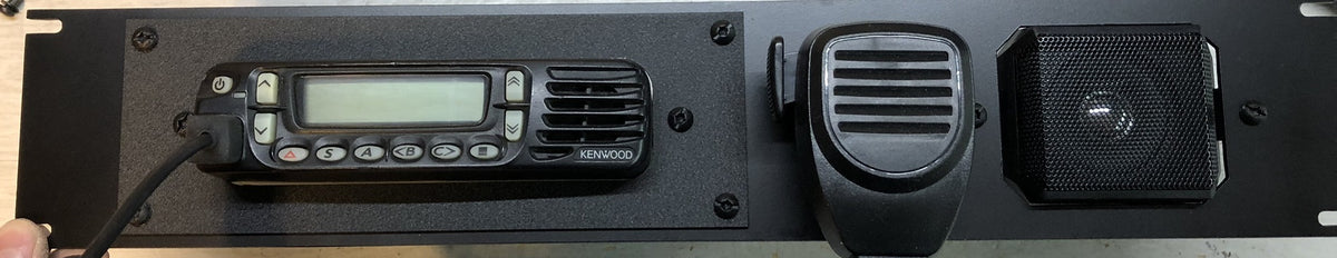 19" Rack Panel for Single Radio Mounting + Speaker - Radio-Specific In ...