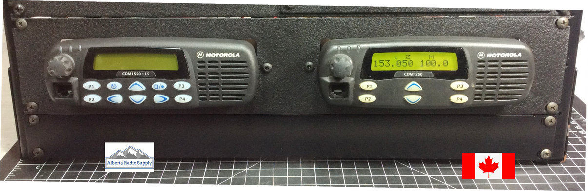 19" Rack Mounting Panel for Dual Radios - MOTOROLA models