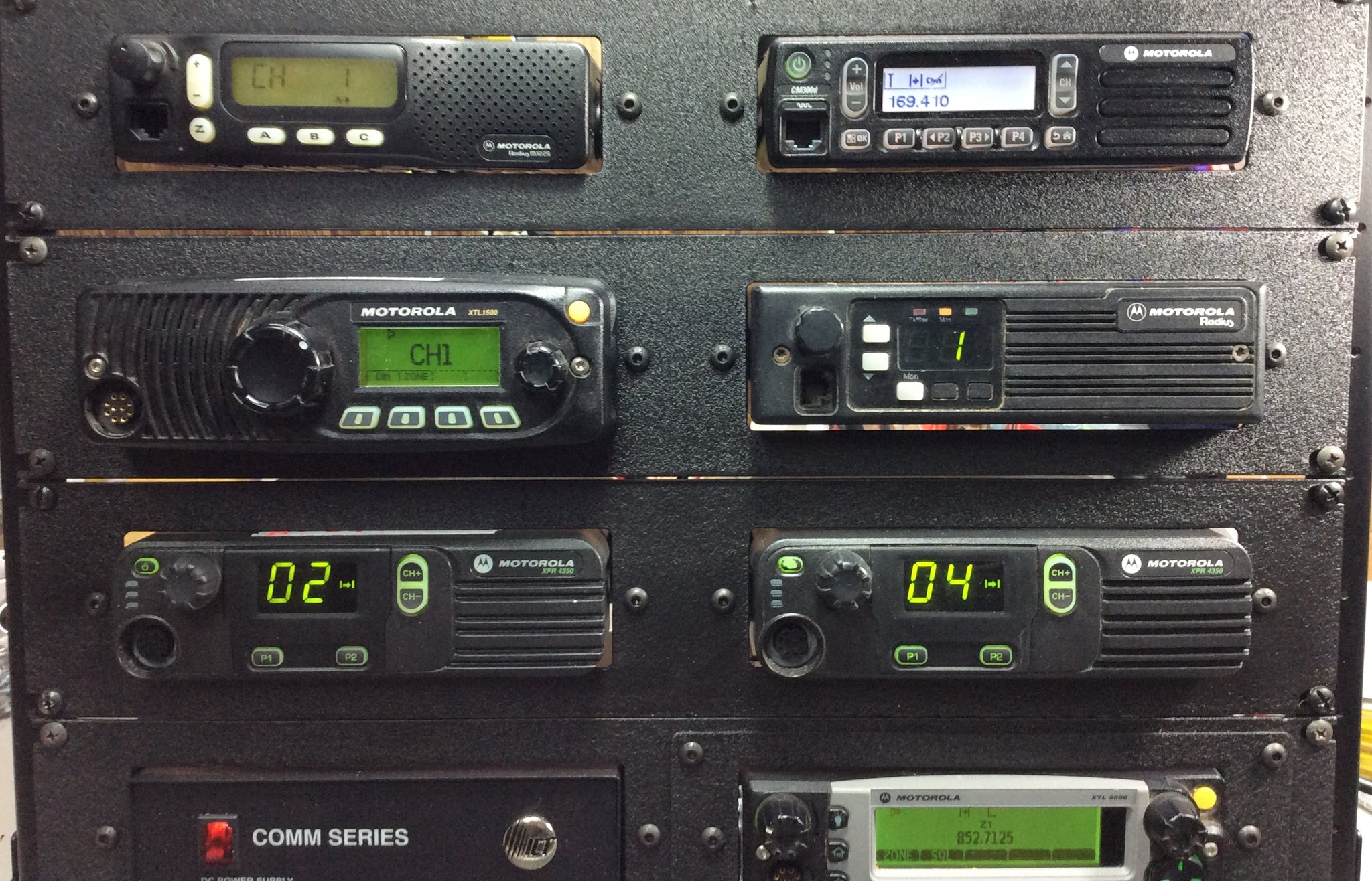 19" Rack Mounting Panel for Dual Radios - MOTOROLA models