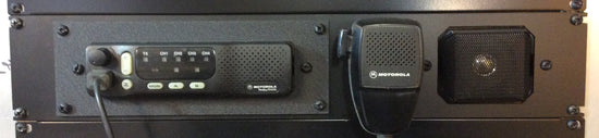19" Rack Panel for Single Radio Mounting Speaker