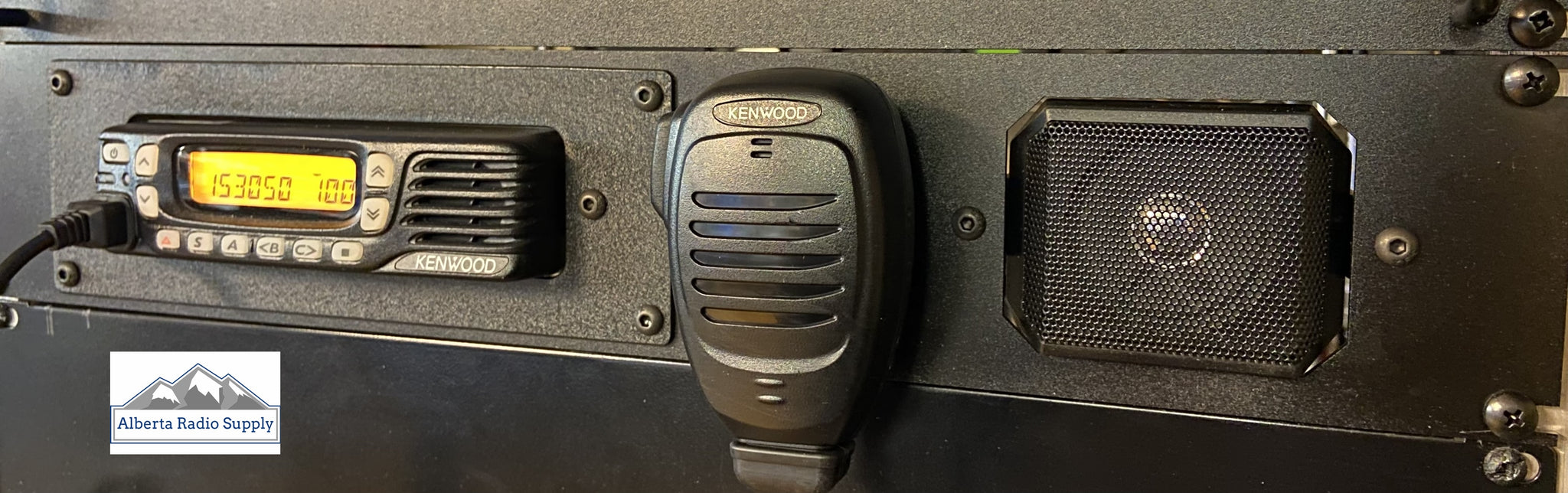 19" Rack Panel for Single Radio Mounting Speaker