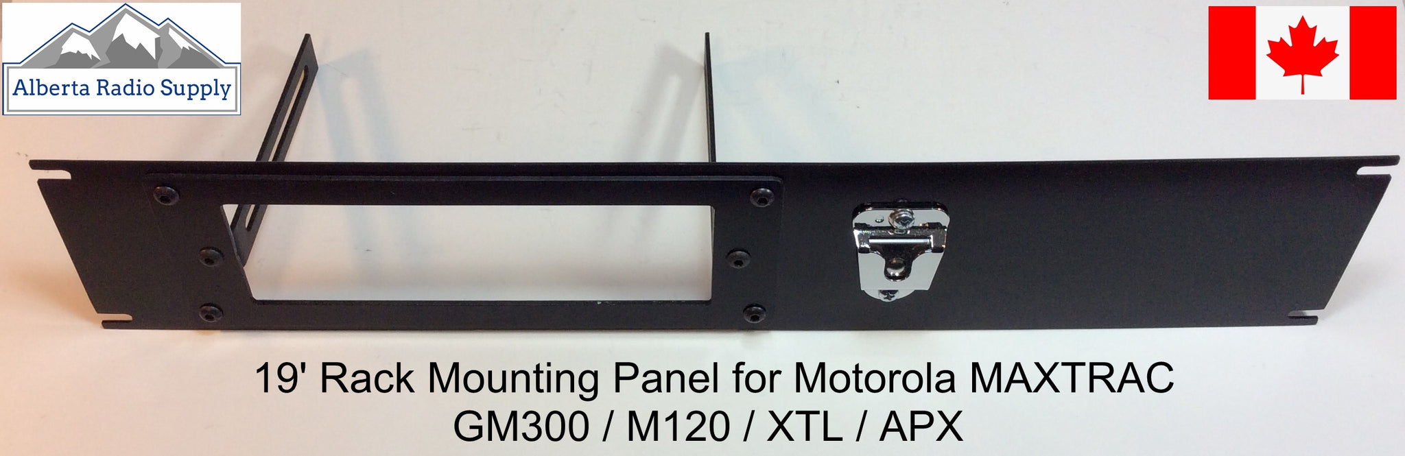 19" Rack Panel for Single Radio Mounting - Radio-Specific Inserts NO S ...