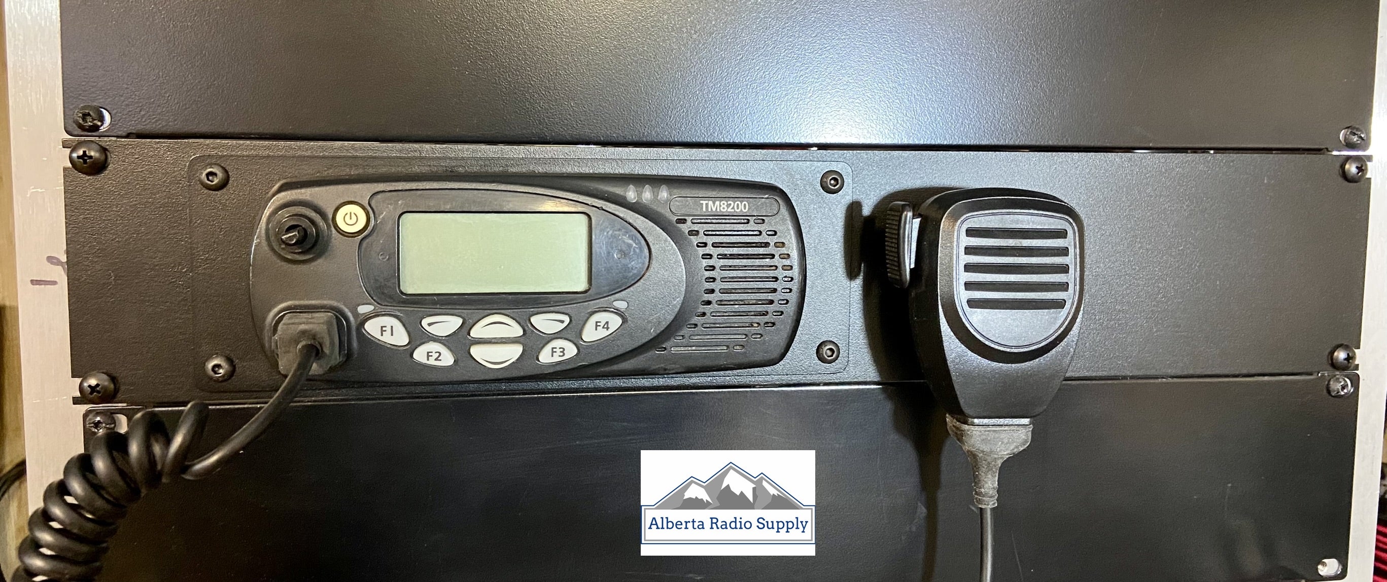 19" Rack Panel for Single Radio Mounting - NO Speaker